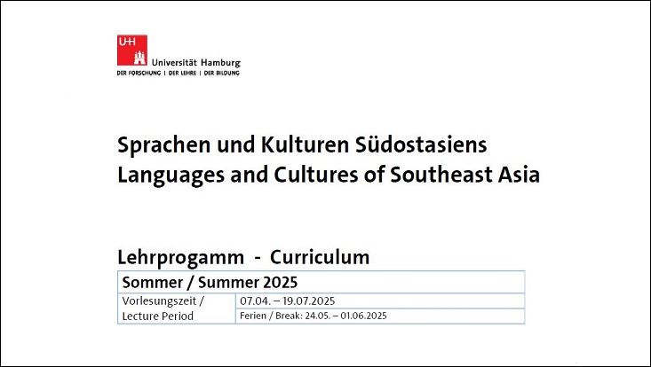 The Summer Term 2025 course catalogue is online! : Department for ...